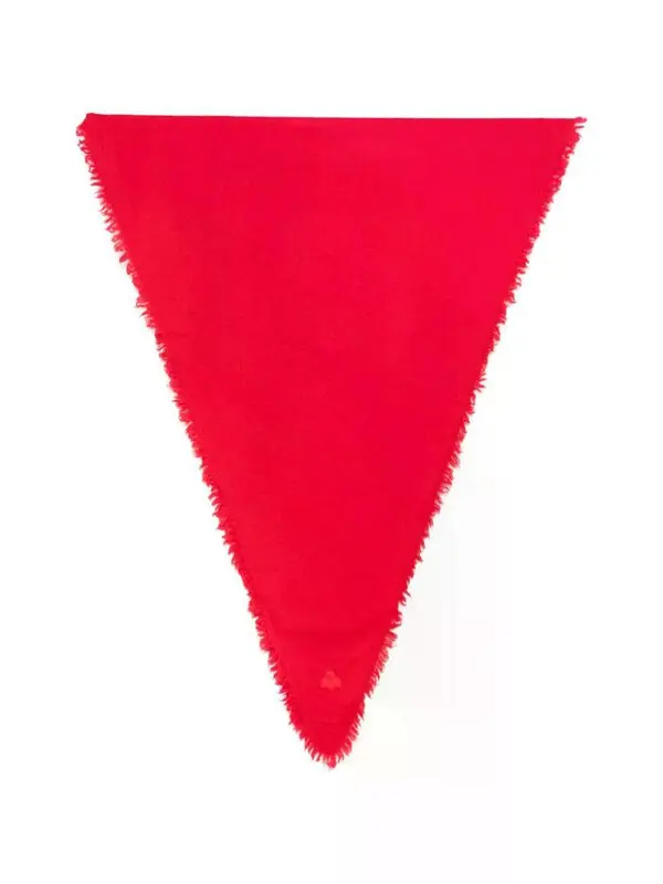 Isabel Marant Penina Frayed Scarf - Red
