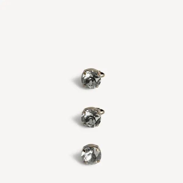Balenciaga Gala Stud Earrings Set - White