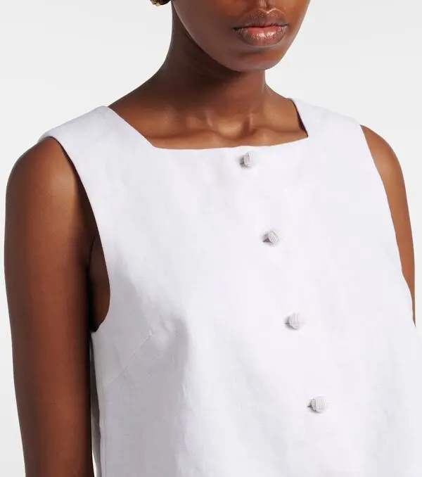 Posse Rio Linen Crop Top