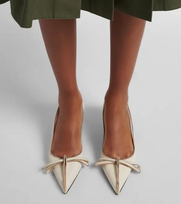 Prada Leather Slingback Pumps