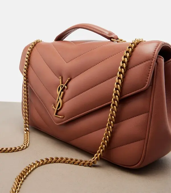Saint Laurent Loulou Medium Shoulder Bag - Brown