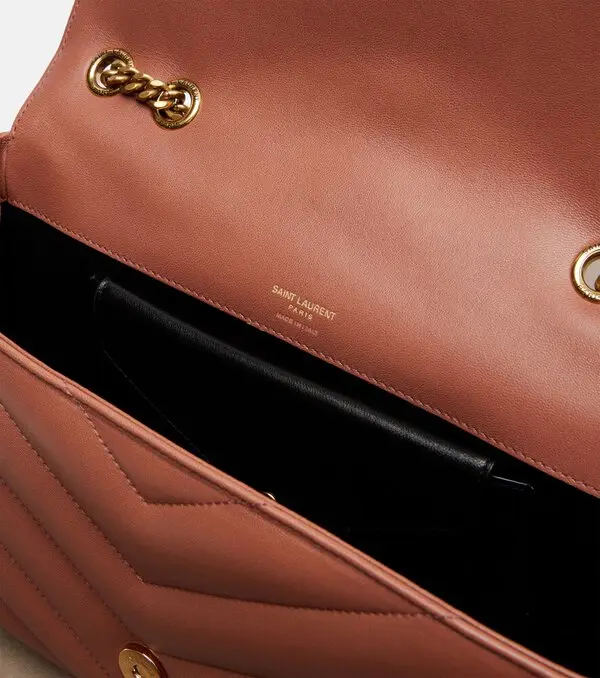 Saint Laurent Loulou Medium Shoulder Bag - Brown