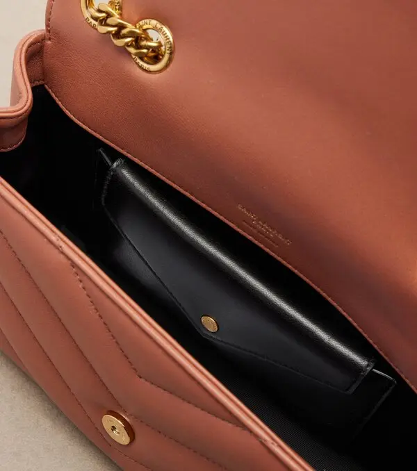 Saint Laurent Loulou Small Leather Shoulder Bag