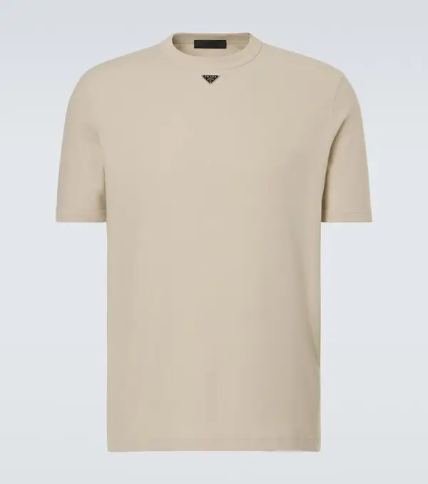 Prada Logo Cotton T-shirt