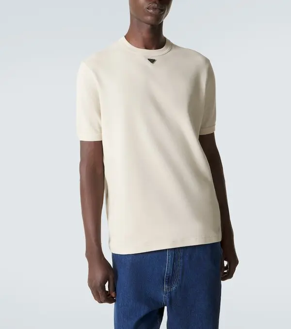 Prada Logo Cotton T-shirt