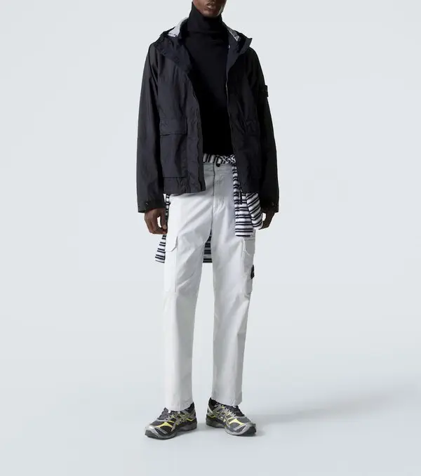Stone Island Cotton Twill Cargo Pants