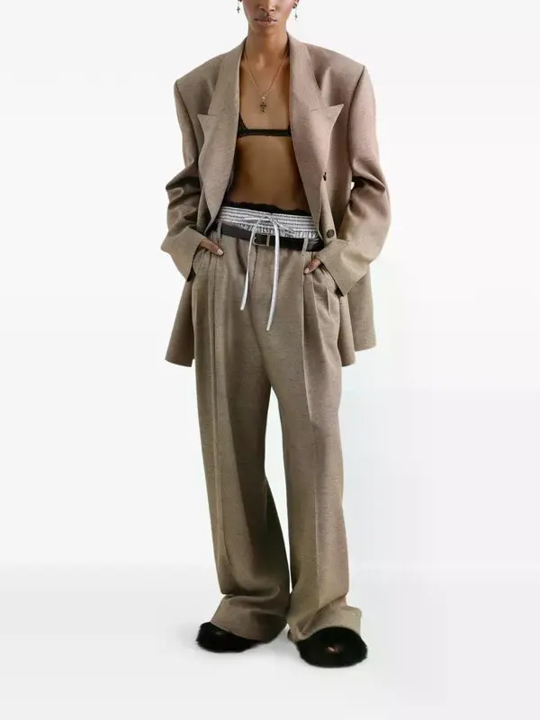 Dolce & Gabbana Pleated Trousers - Brown