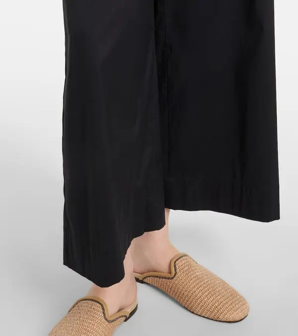 Max Mara Pece Cropped Wide-leg Pants