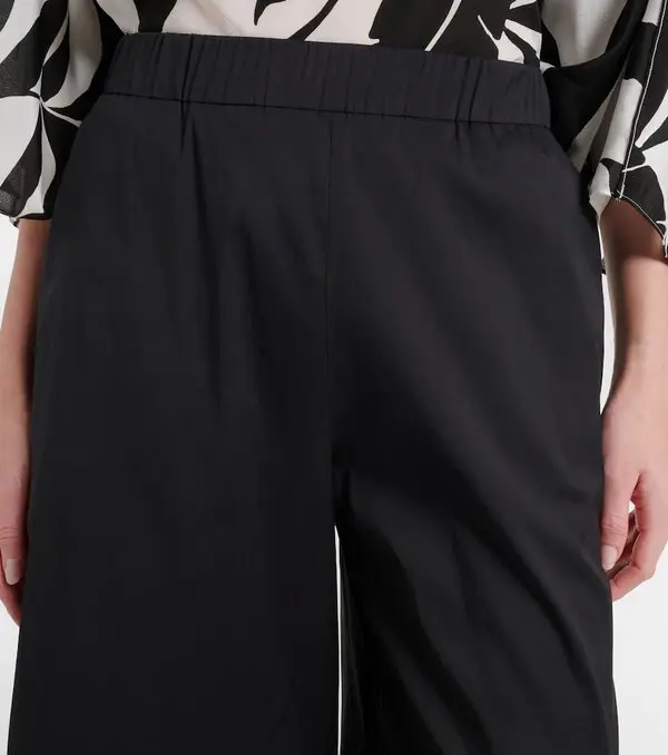 Max Mara Pece Cropped Wide-leg Pants