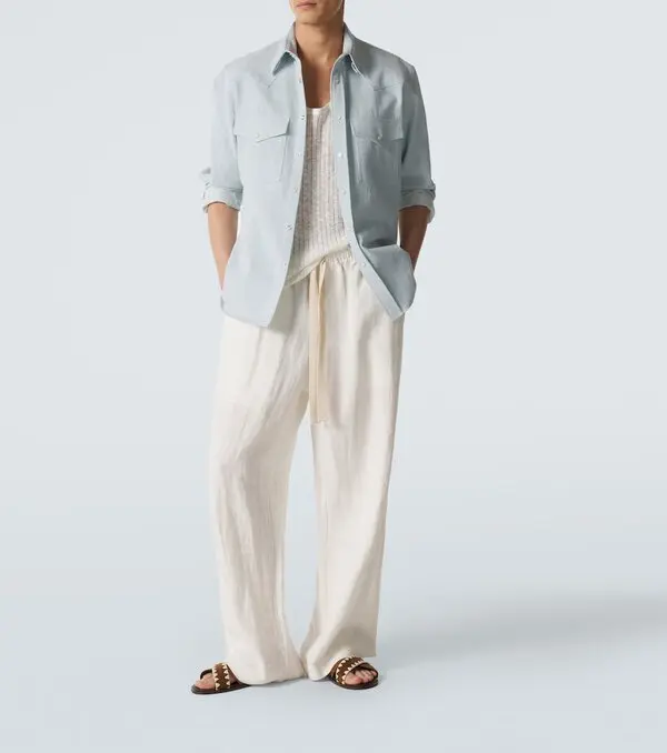 Manolo Blahnik Nello Suede Slides