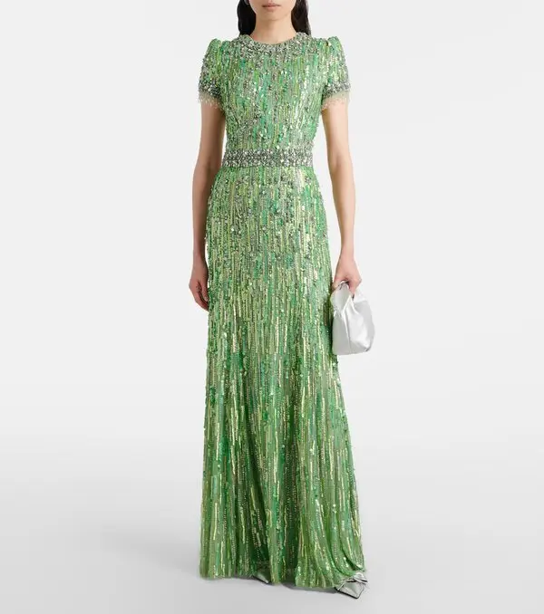 Jenny Packham Roxy Embellished Gown
