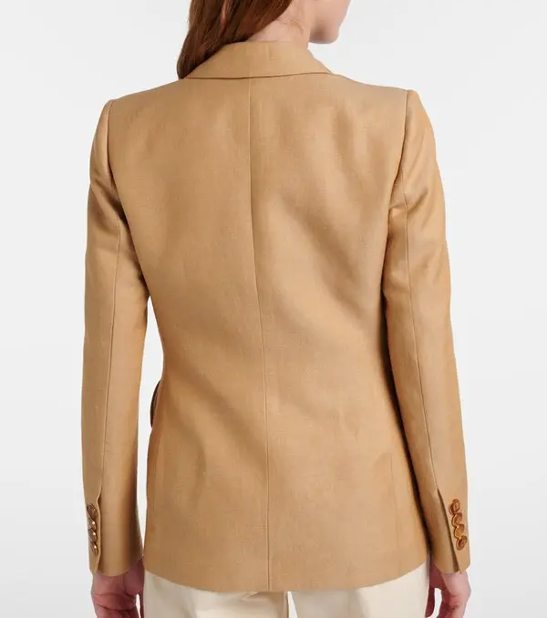 BLAZÉ MILANO Renegade Charmer Linen-blend Blazer