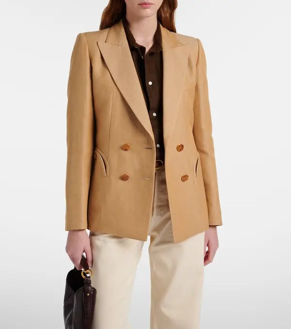 BLAZÉ MILANO Renegade Charmer Linen-blend Blazer