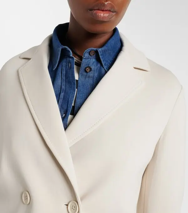 Max Mara Badia Cotton-blend Jersey Blazer