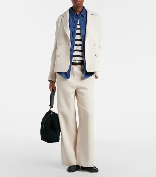 Max Mara Badia Cotton-blend Jersey Blazer