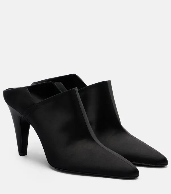 Alaïa Cone Satin Mules