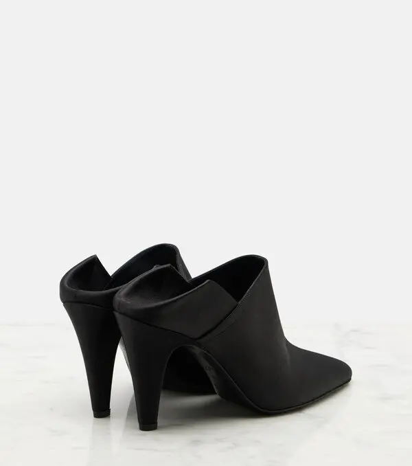 Alaïa Cone Satin Mules