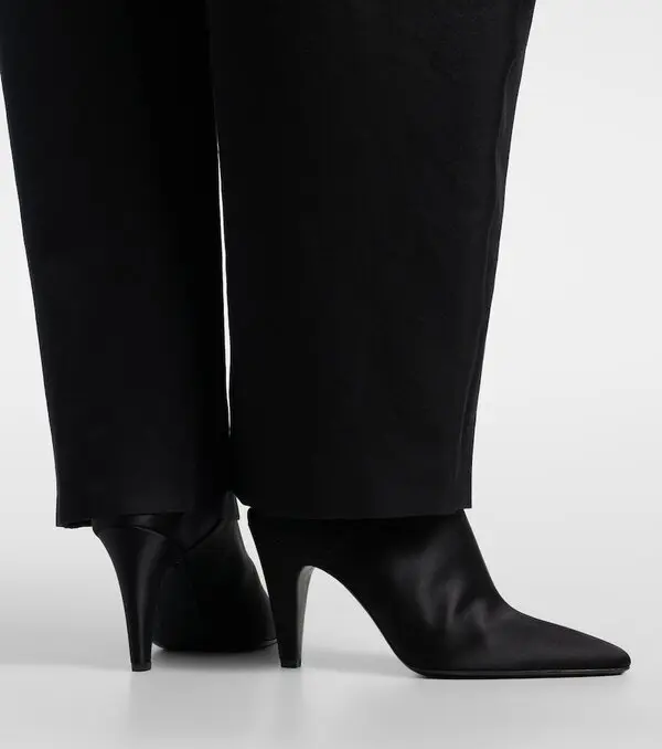 Alaïa Cone Satin Mules