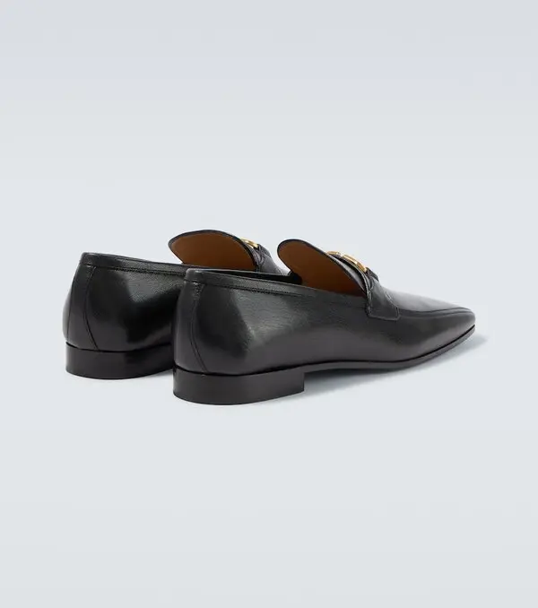 Valentino Garavani Vlogo Leather Loafers