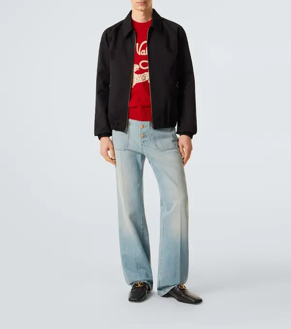 Valentino Garavani Vlogo Leather Loafers