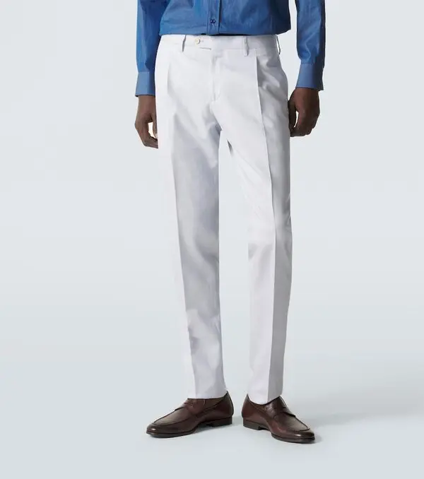 LARDINI Wool, Silk And Linen Suit