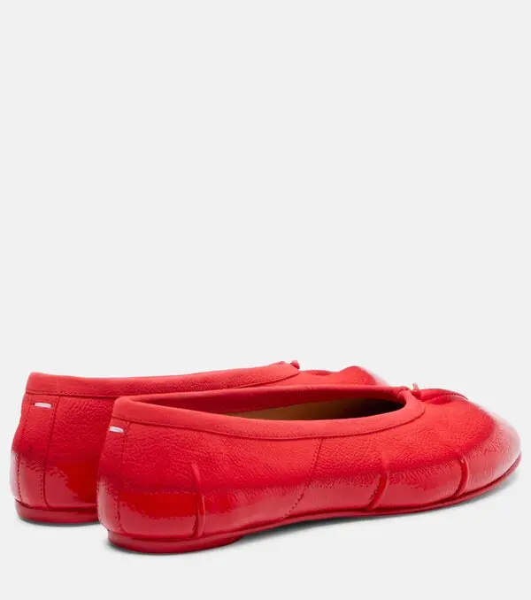 MAISON MARGIELA Tabi Patent Leather Ballet Flats