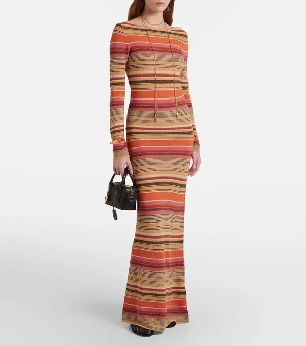 Faithfull The Brand Notturna Striped Maxi Dress - Multicoloured
