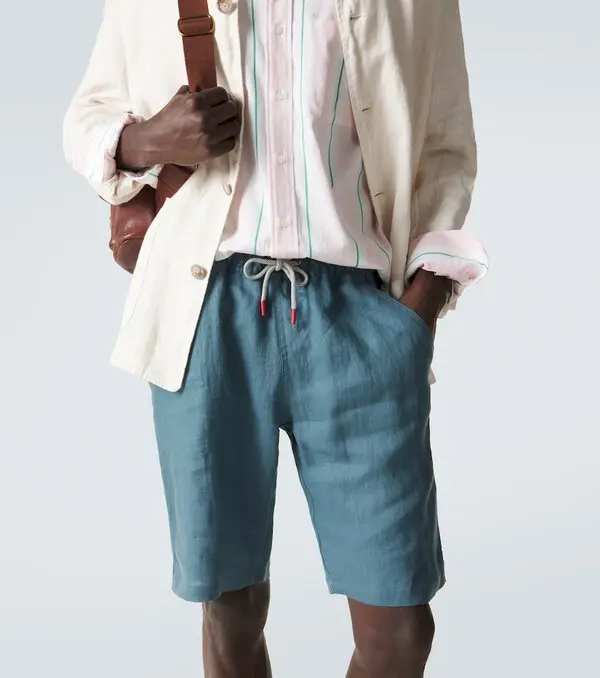 Kiton Linen Shorts