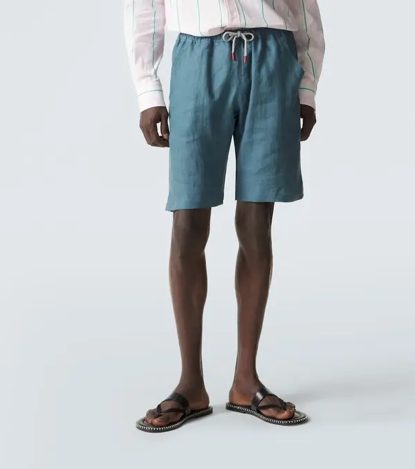 Kiton Linen Shorts