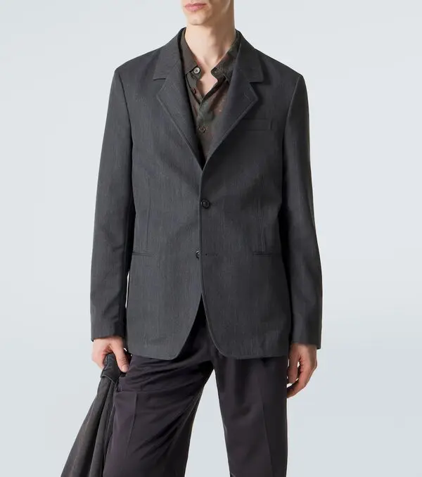 Our Legacy Unconstructed Ceremony Pinstripe Blazer