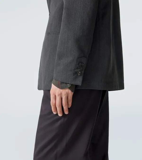 Our Legacy Unconstructed Ceremony Pinstripe Blazer