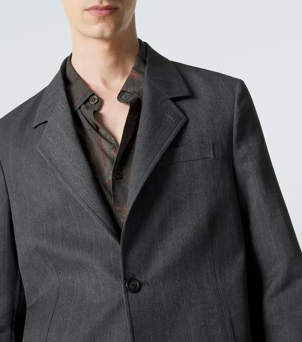 Our Legacy Unconstructed Ceremony Pinstripe Blazer
