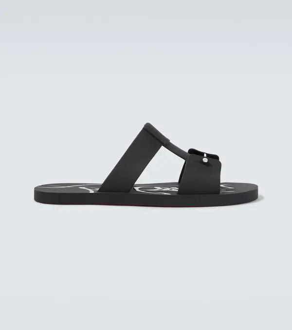 CHRISTIAN LOUBOUTIN Zakouski Slides In /grizzly