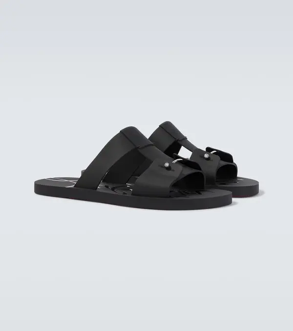 CHRISTIAN LOUBOUTIN Zakouski Slides In /grizzly