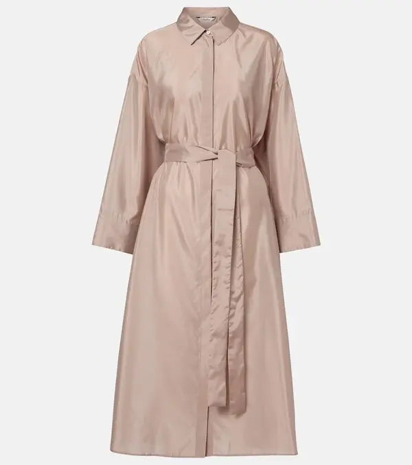 Max Mara Anna Organza Shirt Dress
