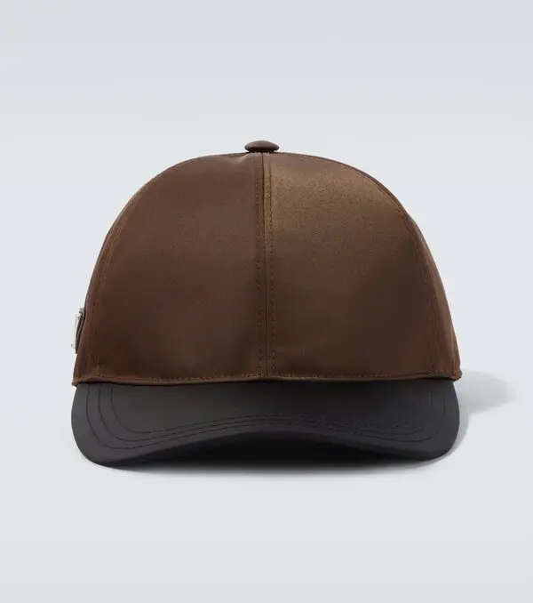 Prada Re-nylon Baseball Cap - Brown