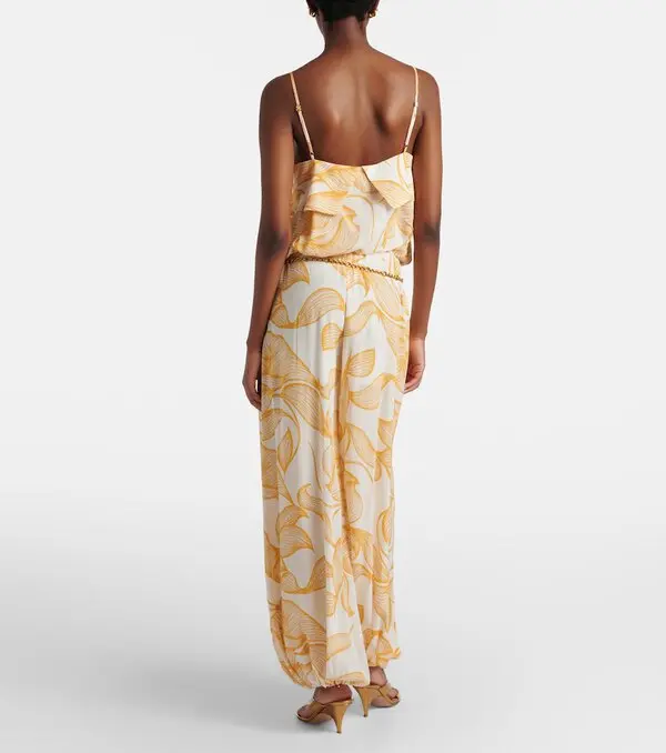 ADRIANA DEGREAS Printed Balloon Pants