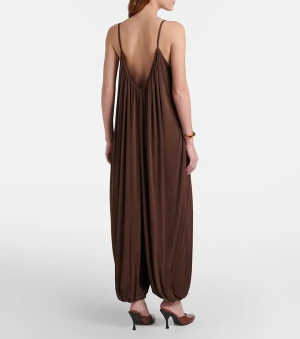 ADRIANA DEGREAS Draped Jumpsuit