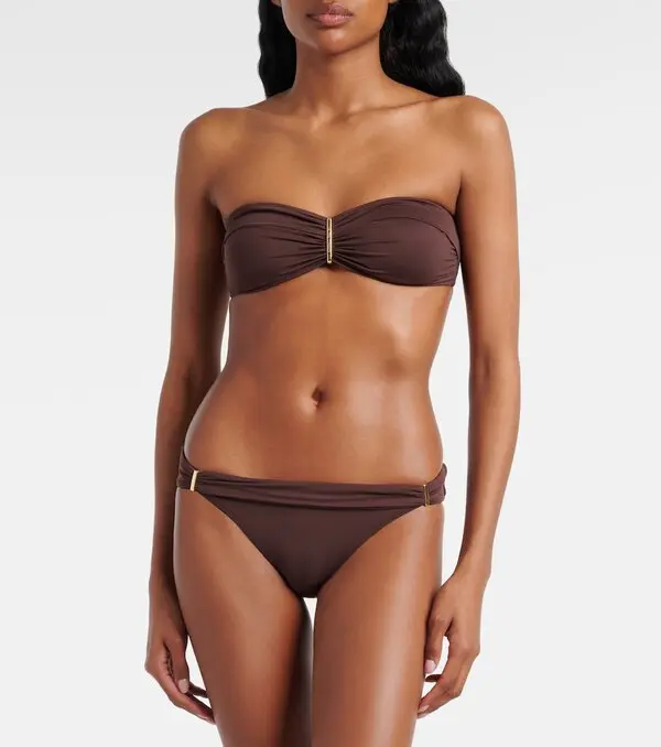 Melissa Odabash Positano Bikini Bottoms - Brown
