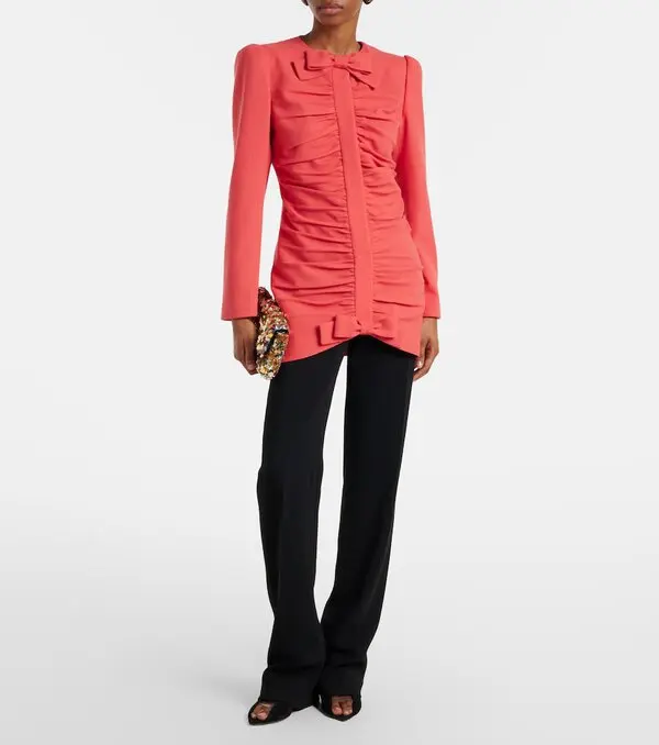 Valentino Garavani Crêpe Straight Pants
