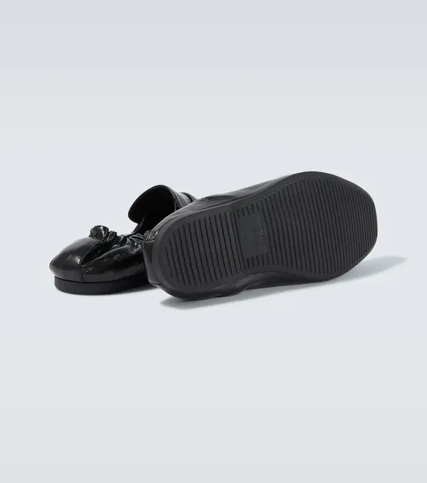 Balenciaga Palermo Leather Loafers - Black