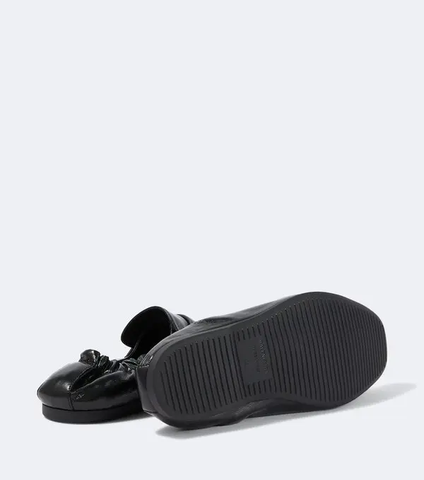 Balenciaga Palermo Leather Loafers - Black