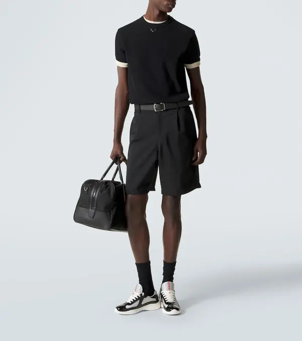Prada America's Cup Sneakers - Black