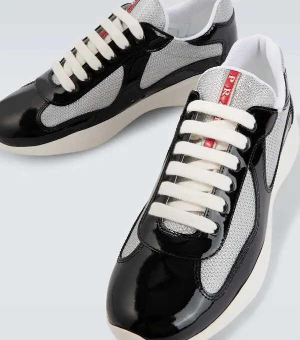 Prada America's Cup Sneakers - Black