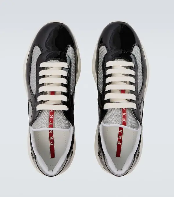 Prada America's Cup Sneakers - Black