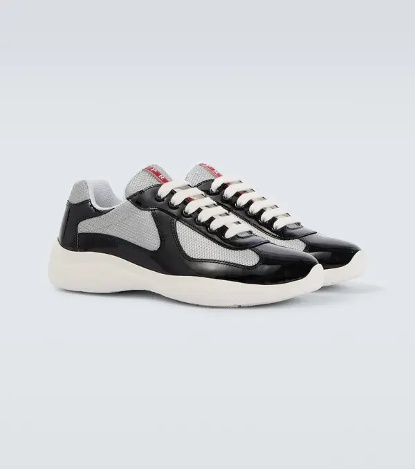 Prada America's Cup Sneakers - Black