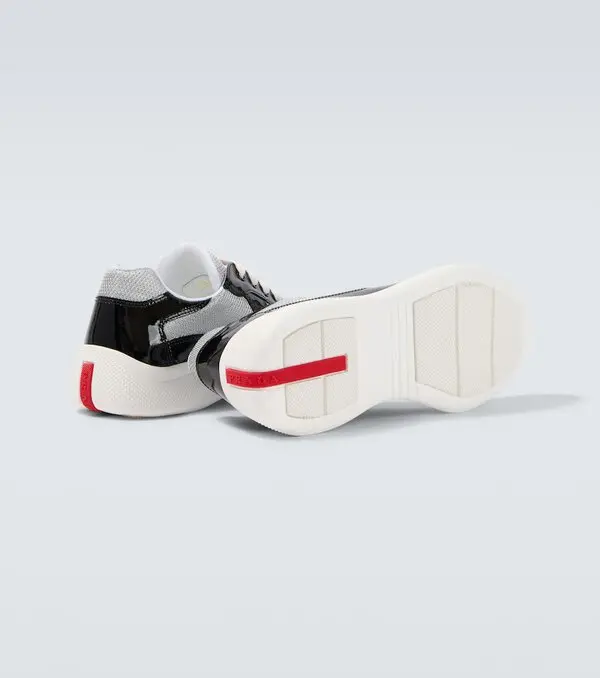 Prada America's Cup Sneakers - Black