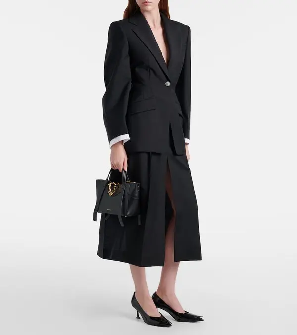 Givenchy The Snatch Small Leather Tote Bag