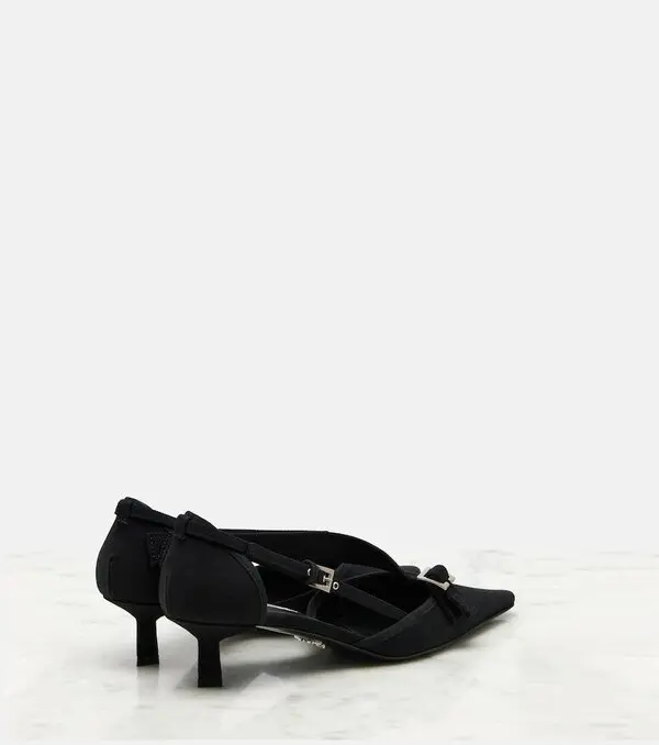 Prada Canvas Pumps - Black