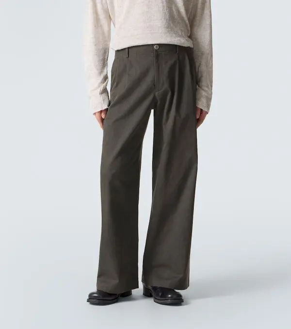 Our Legacy Bridge Cotton Chinos - Green